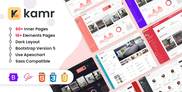 Kamr Hotel Admin Dashboard